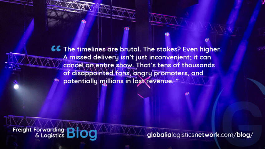 Live event logistics: Behind the scenes of concert tours